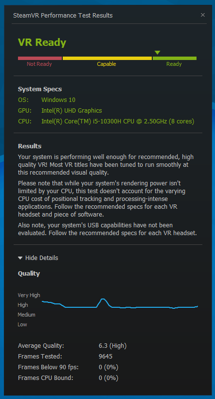 SteamVR Performance Test Using Integrated GPU? : r/SteamVR